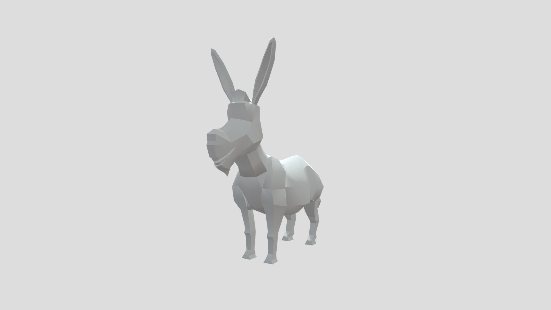 Donkey - 3D model by urasyilmaz3535 [c07d852] - Sketchfab