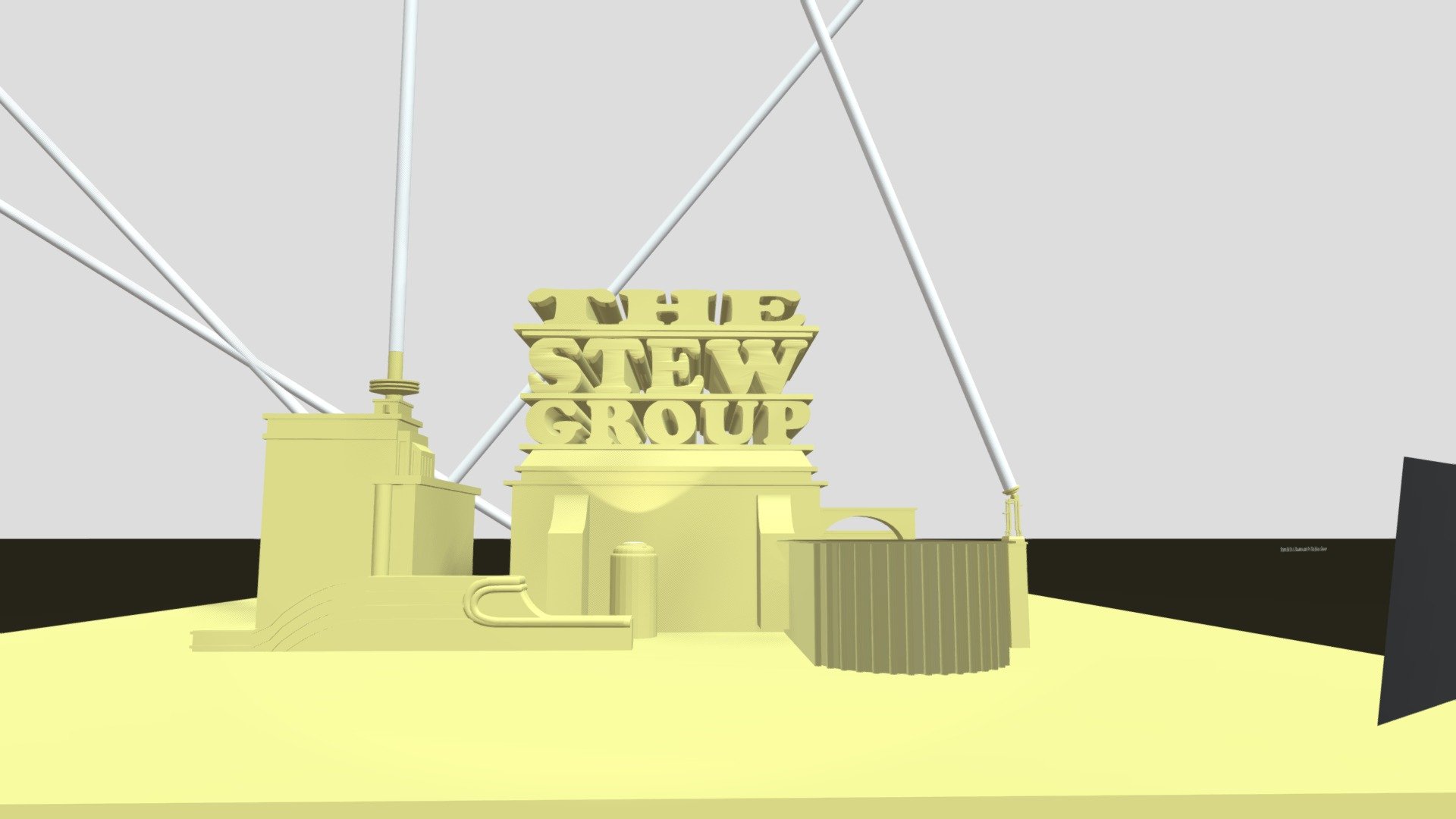 The Stew Group Logo Remake - 3D model by ezrathye [c07dc43] - Sketchfab