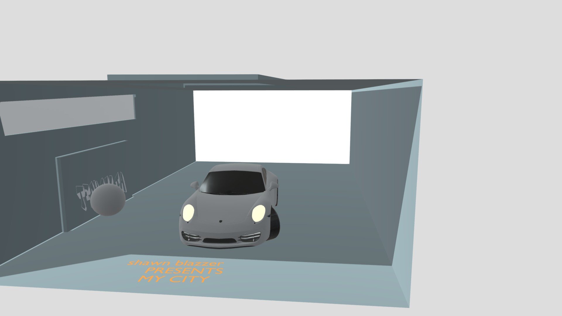 my city car scene - 3D model by Jermaine Blazzer Benjamin ...
