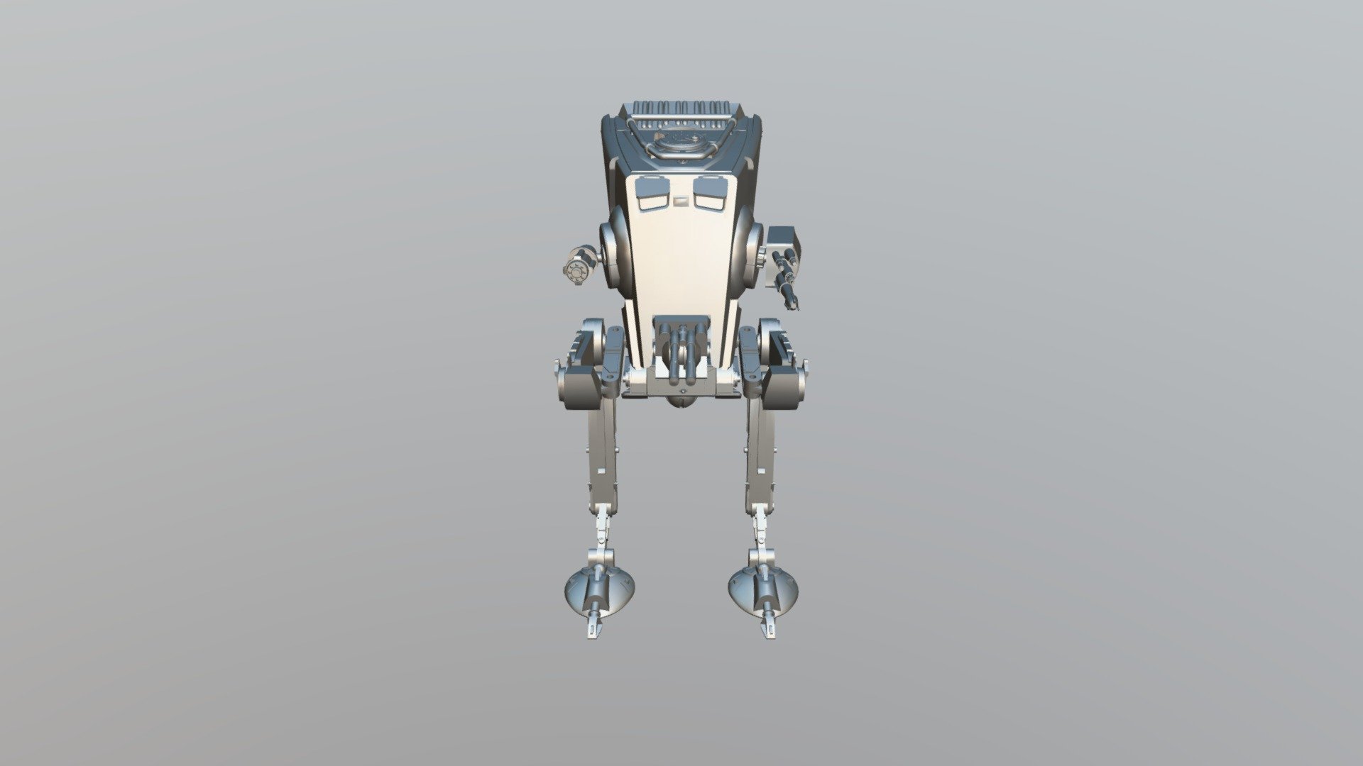 Imperial AT-ST Star Wars - 3D model by mishchenkoboh [c082e3b] - Sketchfab