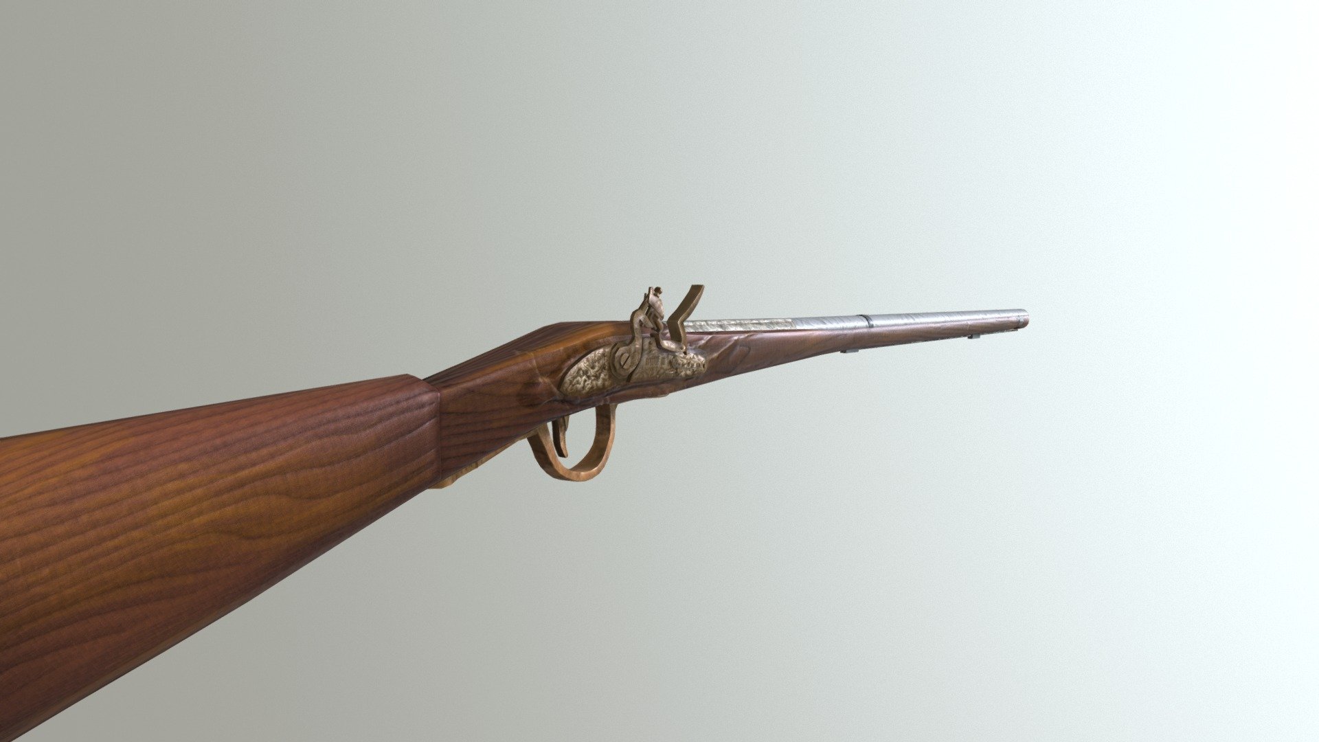 Musket - Download Free 3D model by Kateryna (@nkkateruna) [c0834b4 ...