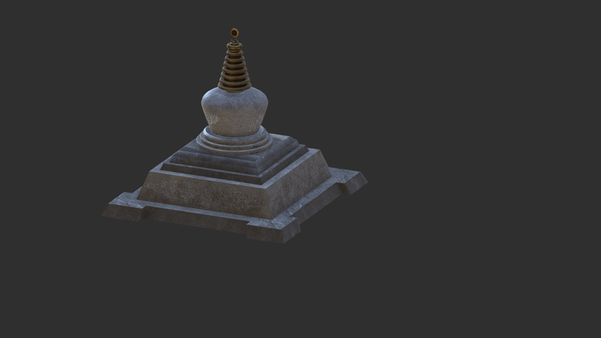 Stupas - 3D model by Ray_saga [c08388c] - Sketchfab