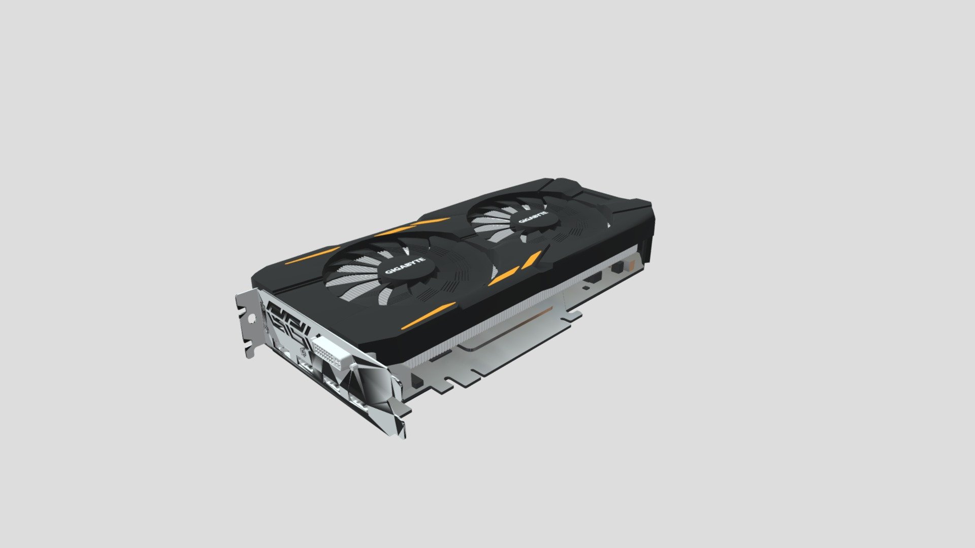 GigaByte Windforce GTX1050Ti - Download Free 3D model by Nouraiz ...