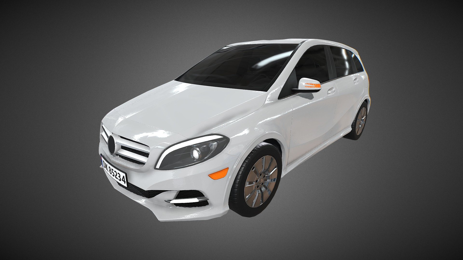 Mercedes Benz B Class Electric - 3D model by Jura (@Jurassik94 ...