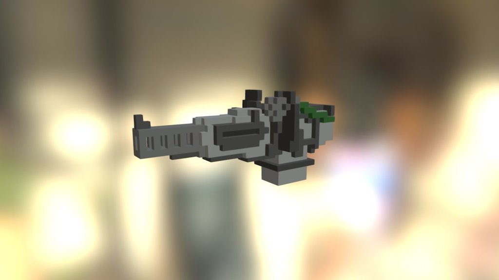 Automatic Turret #magicavoxel - 3D model by FallenArchMc [c0876d2 ...