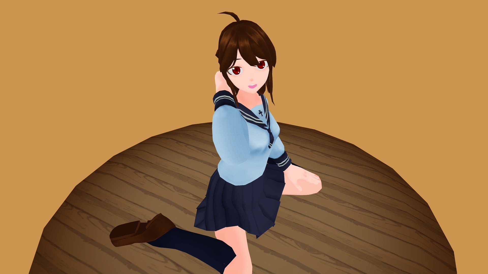 japanese jk - 3D model by abetakemasa [c0889ea] - Sketchfab