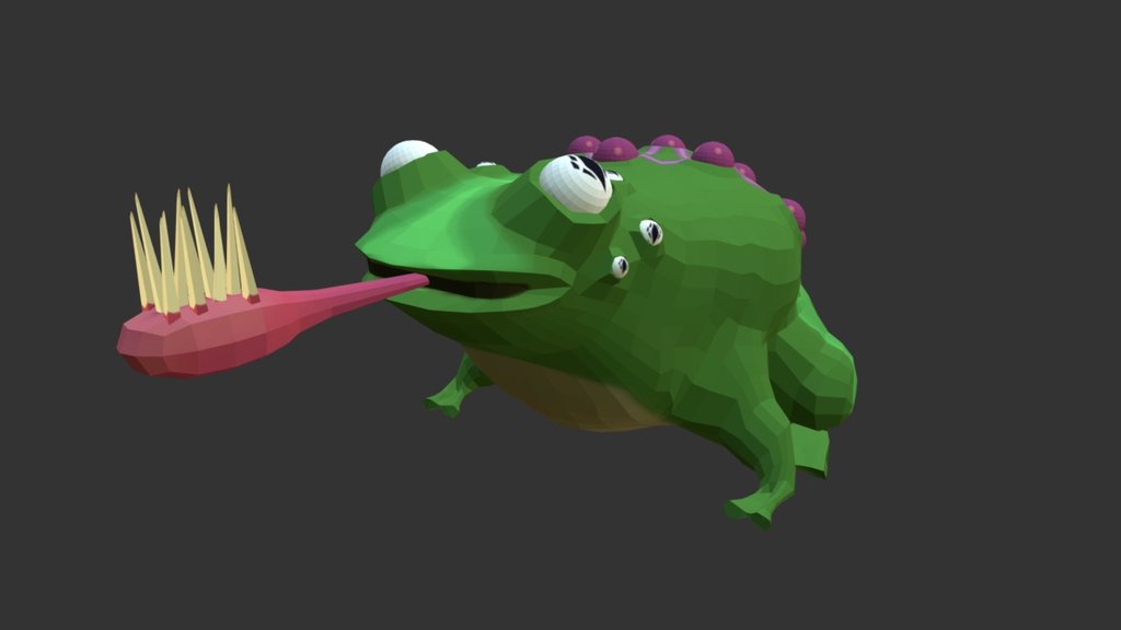 #3: Mutated Frog - 3D model by Quaximi [c088af5] - Sketchfab