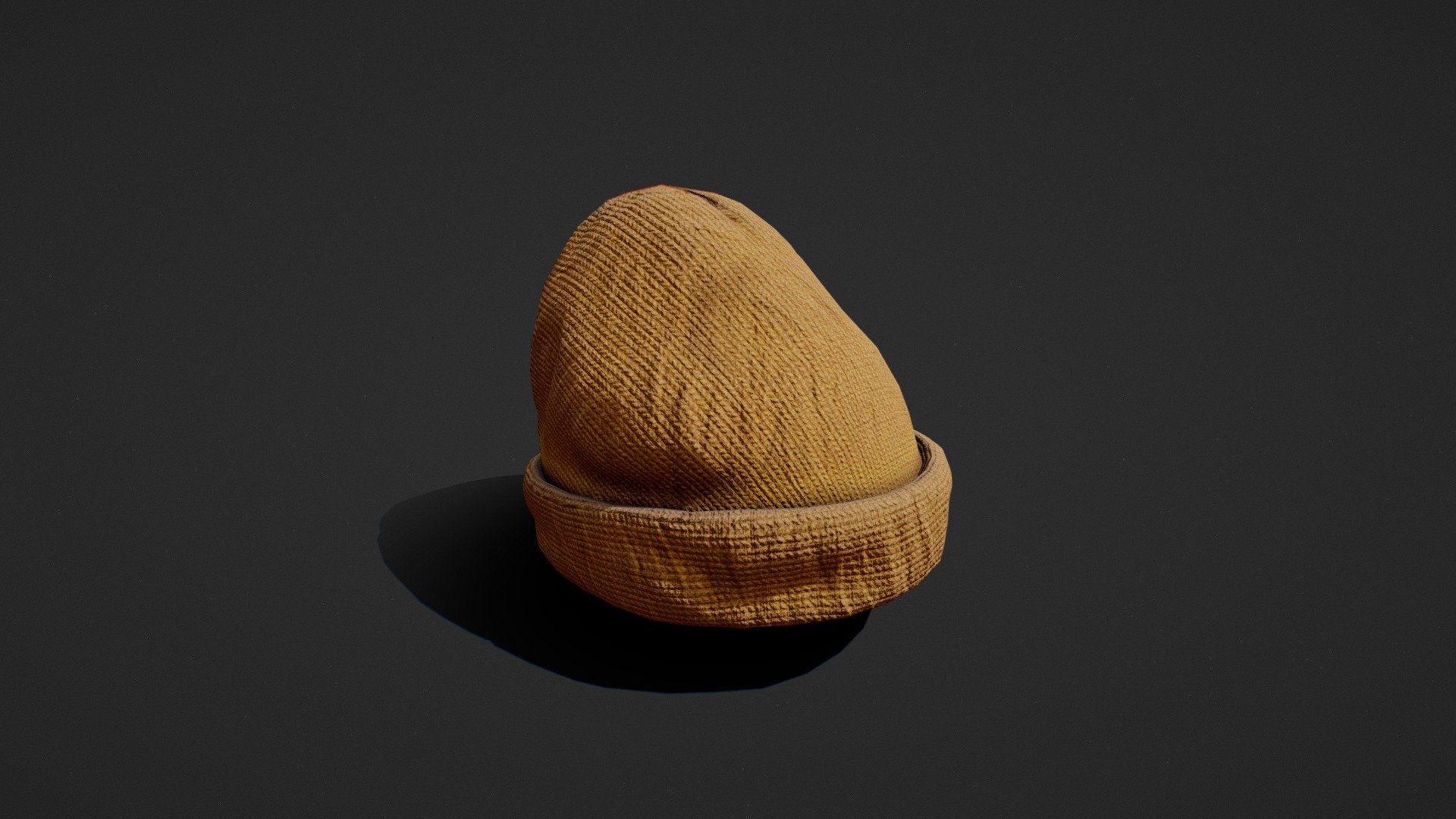 Wool Beanie - Orange - Buy Royalty Free 3D model by Isaack - Tacko The ...