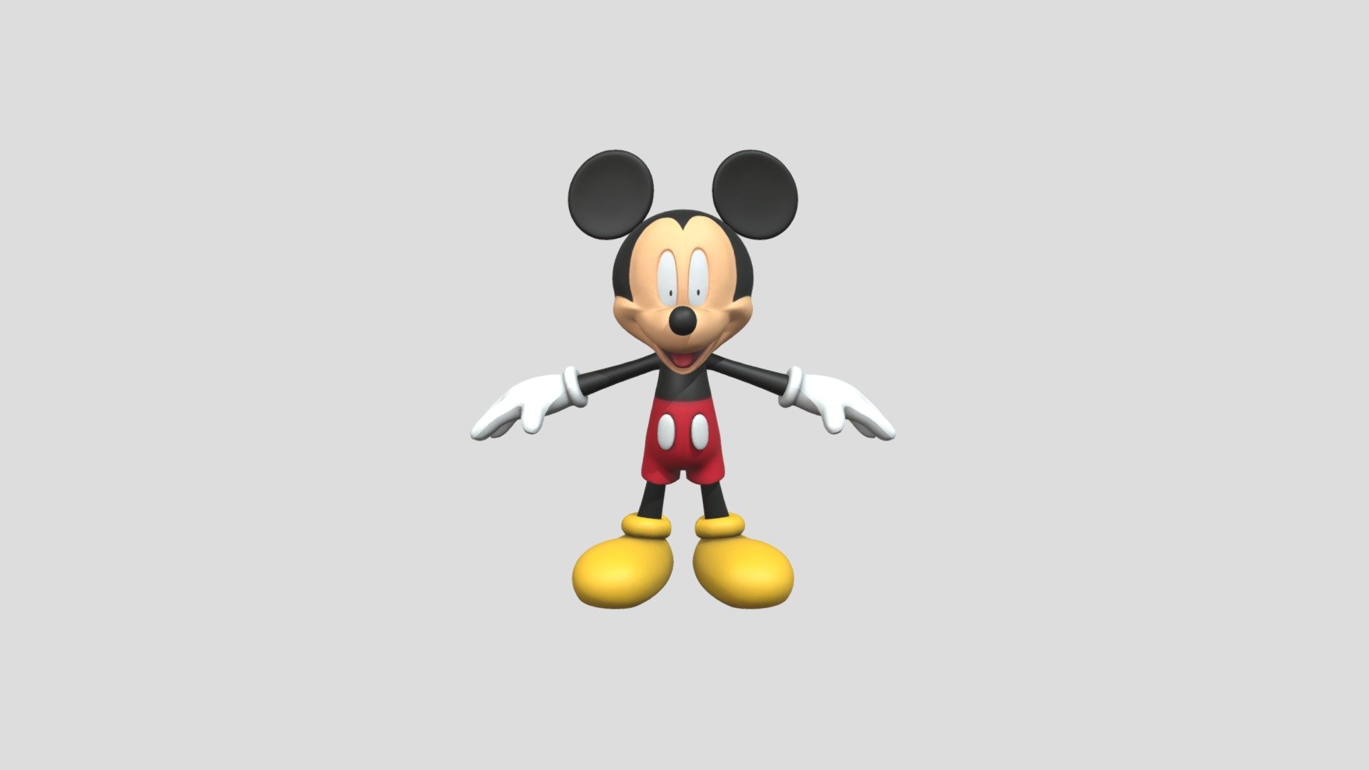 ADI 2.0: Psycho Mickey (Fully rigged) - Download Free 3D model by ...