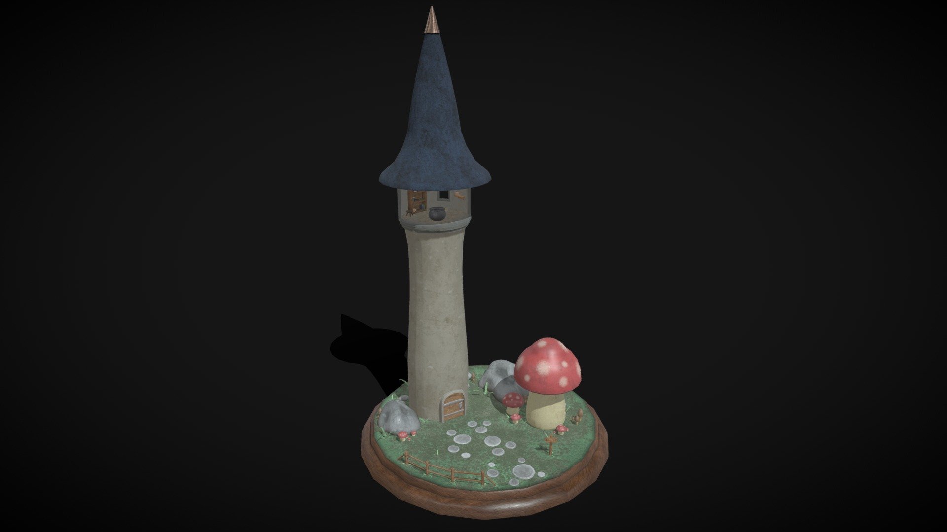 Wizard Tower Diorama | 3D Modeling II - Download Free 3D model by ...