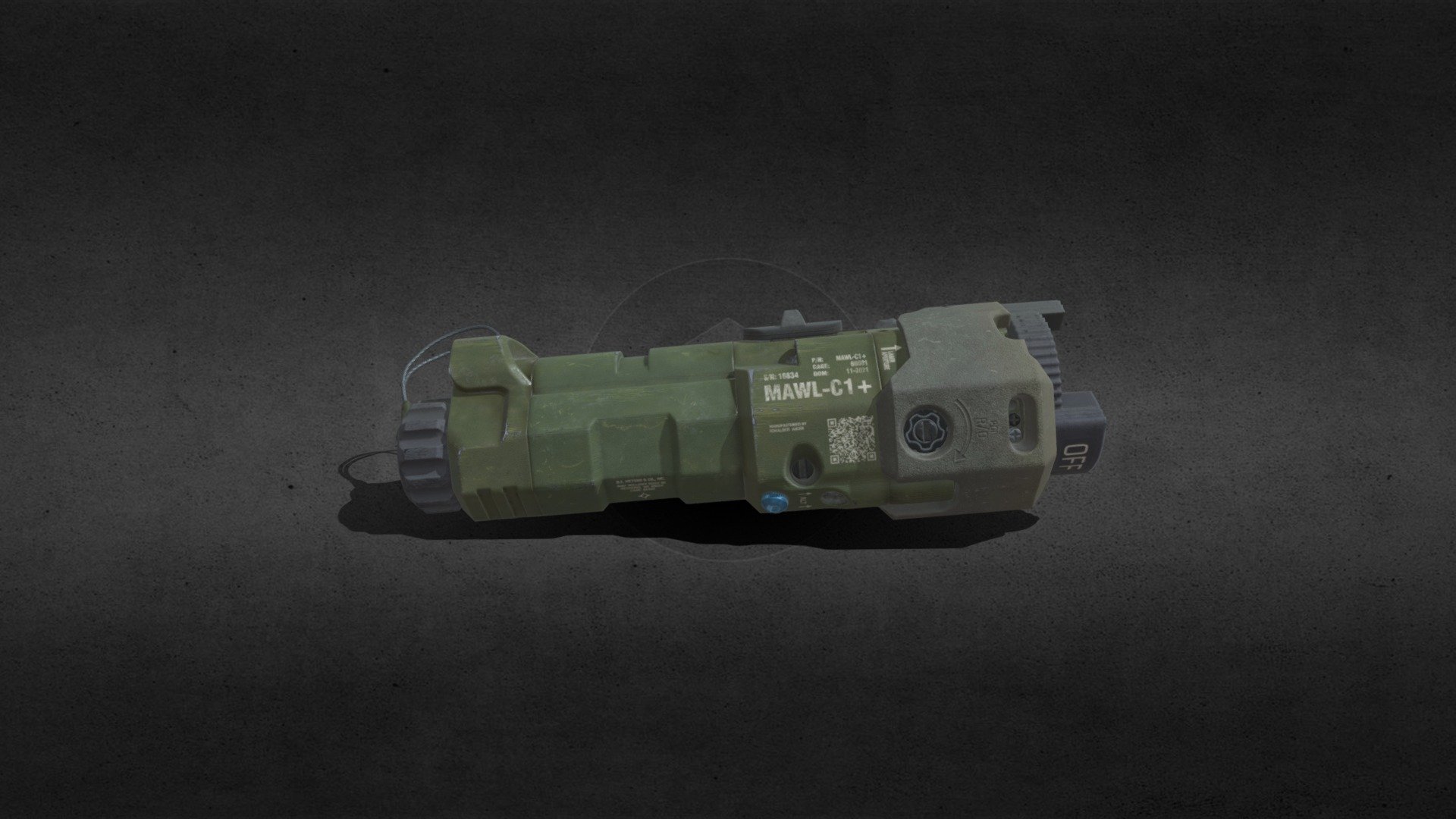MODULAR ADVANCED WEAPON LASER - C1+ - 3D model by Sevenemag [c08e847 ...