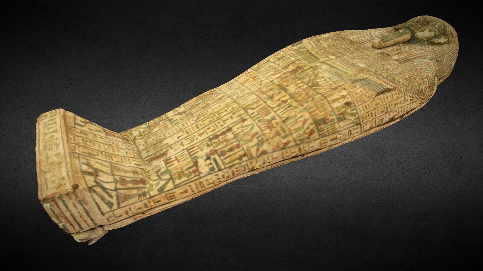 Saqqara Second Sarcophagus Low Res - 3D model by Ibrahim Mustafa Ibrahim (@imhotep25) [c08f728 ...
