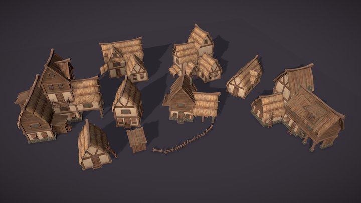 Thatched 3D models - Sketchfab