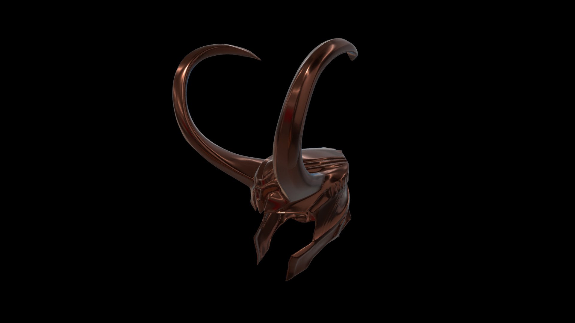 Loki Helmet high poly model. - Download Free 3D model by blink.ismail ...