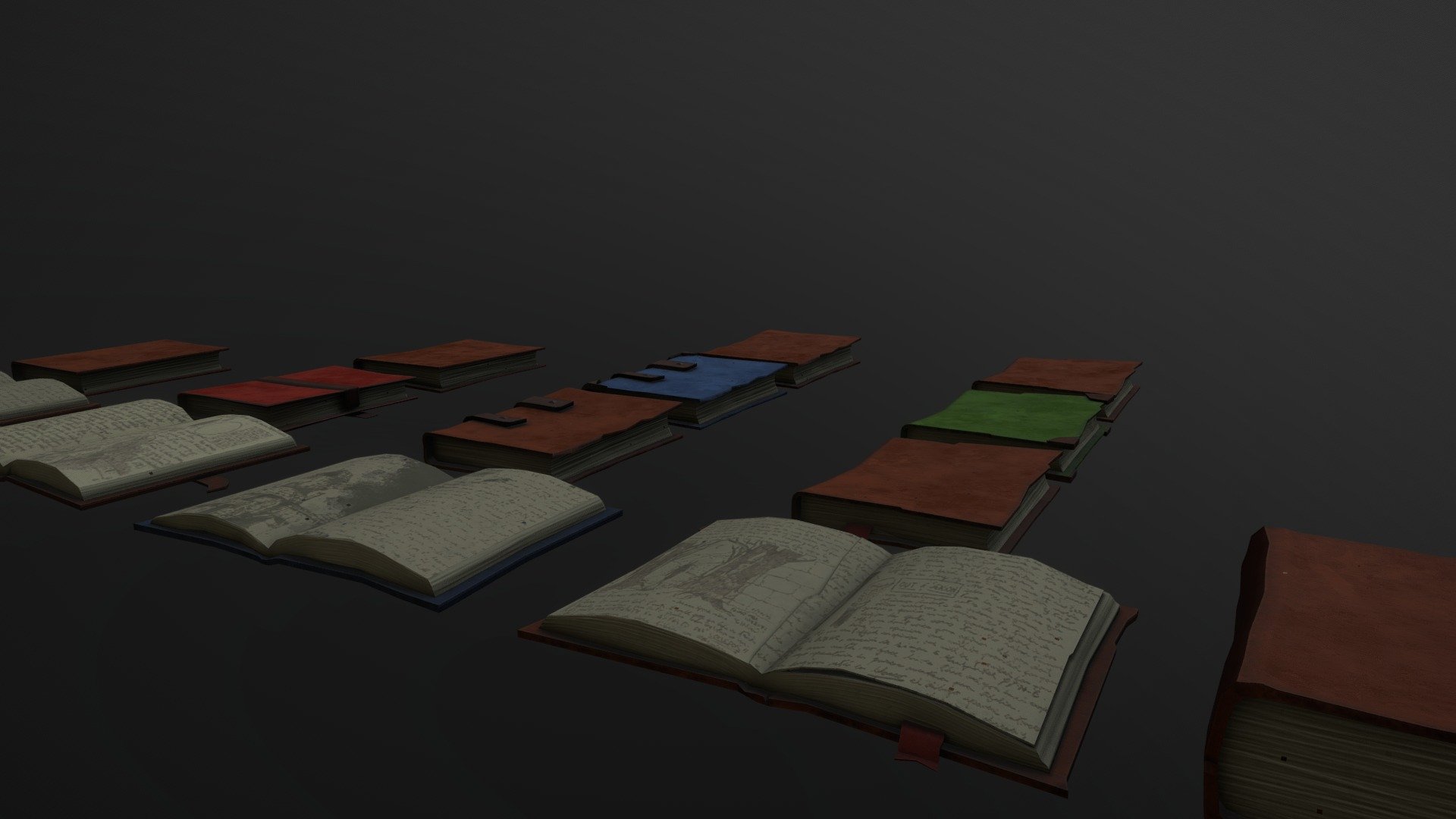Books - 3D model by matt (@matthewshannon) [c0917d4] - Sketchfab