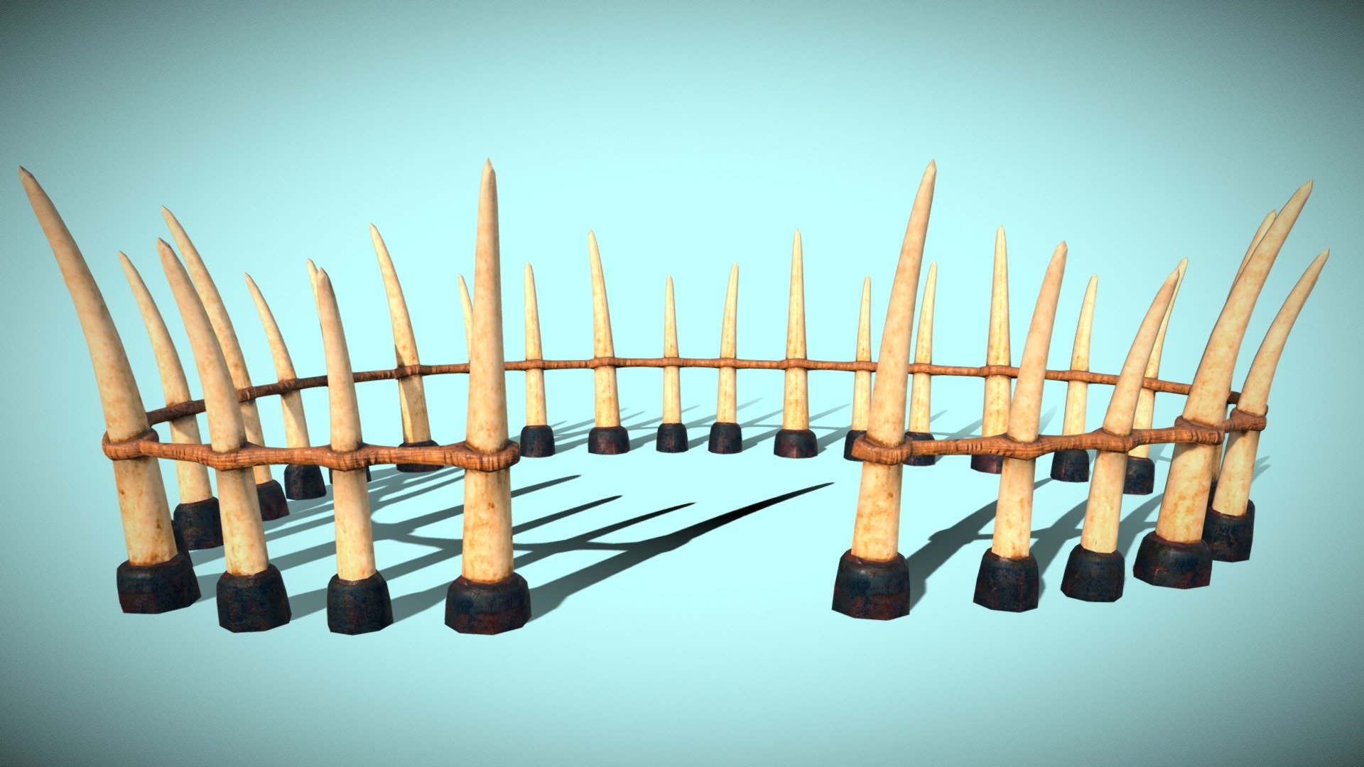 Fence Teeth - Buy Royalty Free 3D model by Pingo (@pingotinto) [c09190f ...