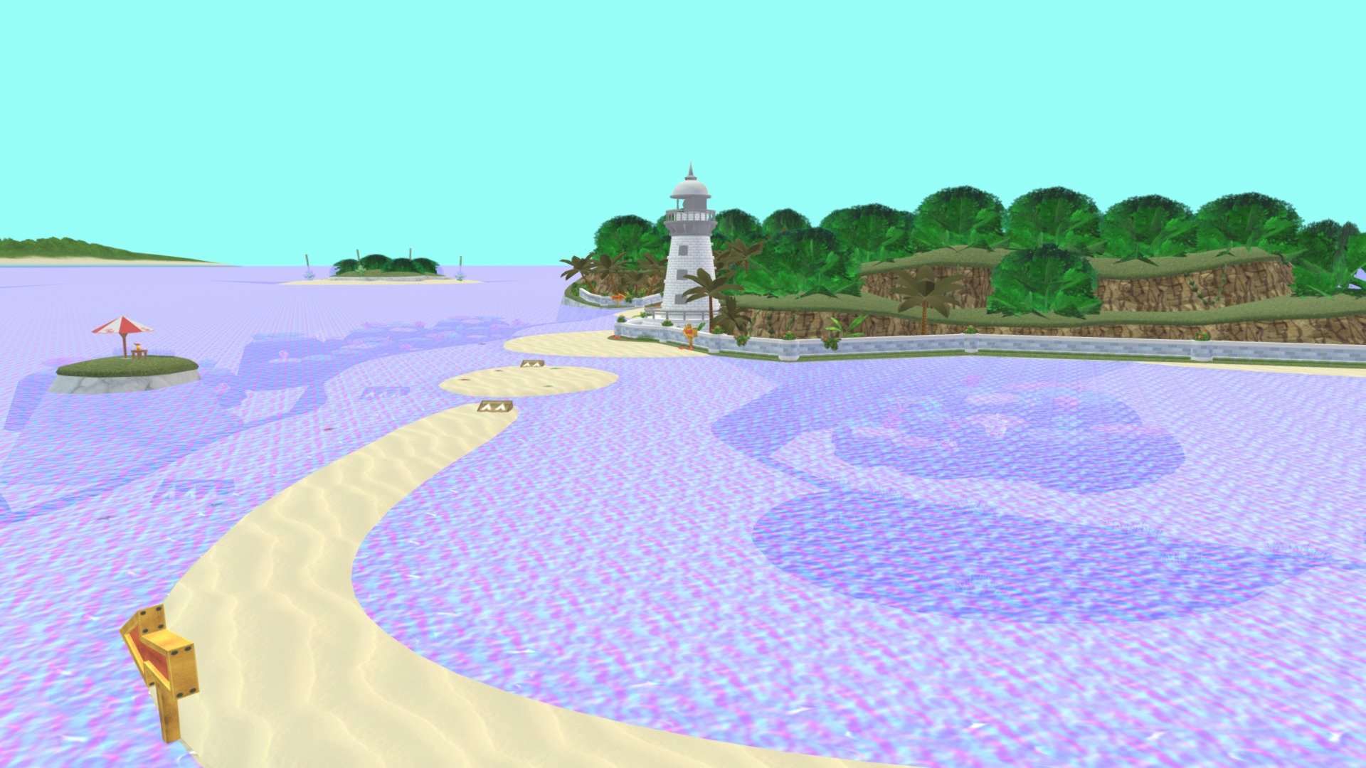 Wii U - Mario Kart 8 - DS Cheep Cheep Beach - Download Free 3D model by ...