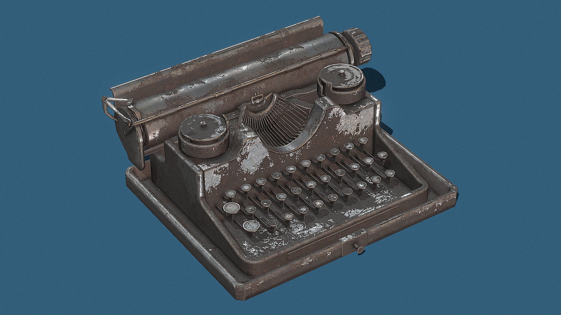 Vintage Typewriter 3D Model Free Download - 3D model by ƚᴎɘbiɿT ...