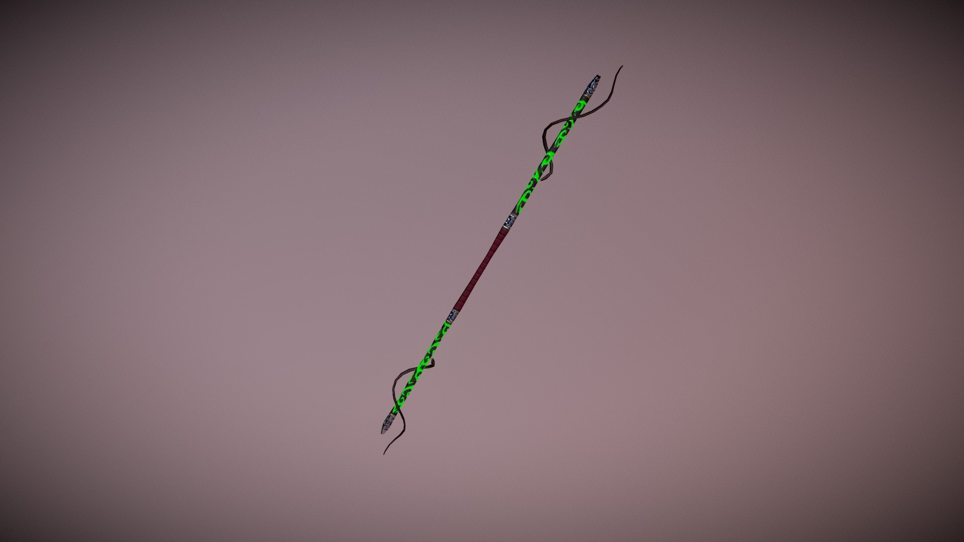 Shamanic Cane - 3D model by cryptofights [c094fc4] - Sketchfab