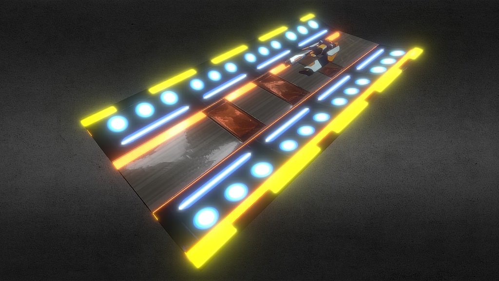 Glitch racing track 1 - 3D model by superbuffgames [c0950b9] - Sketchfab