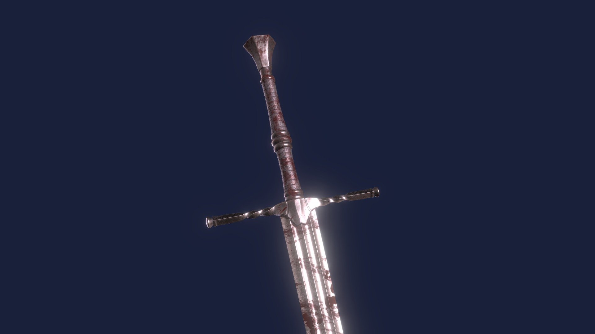 The Witcher 3: Wolf Steel Sword - 3D model by Forteskun [c095fcf ...