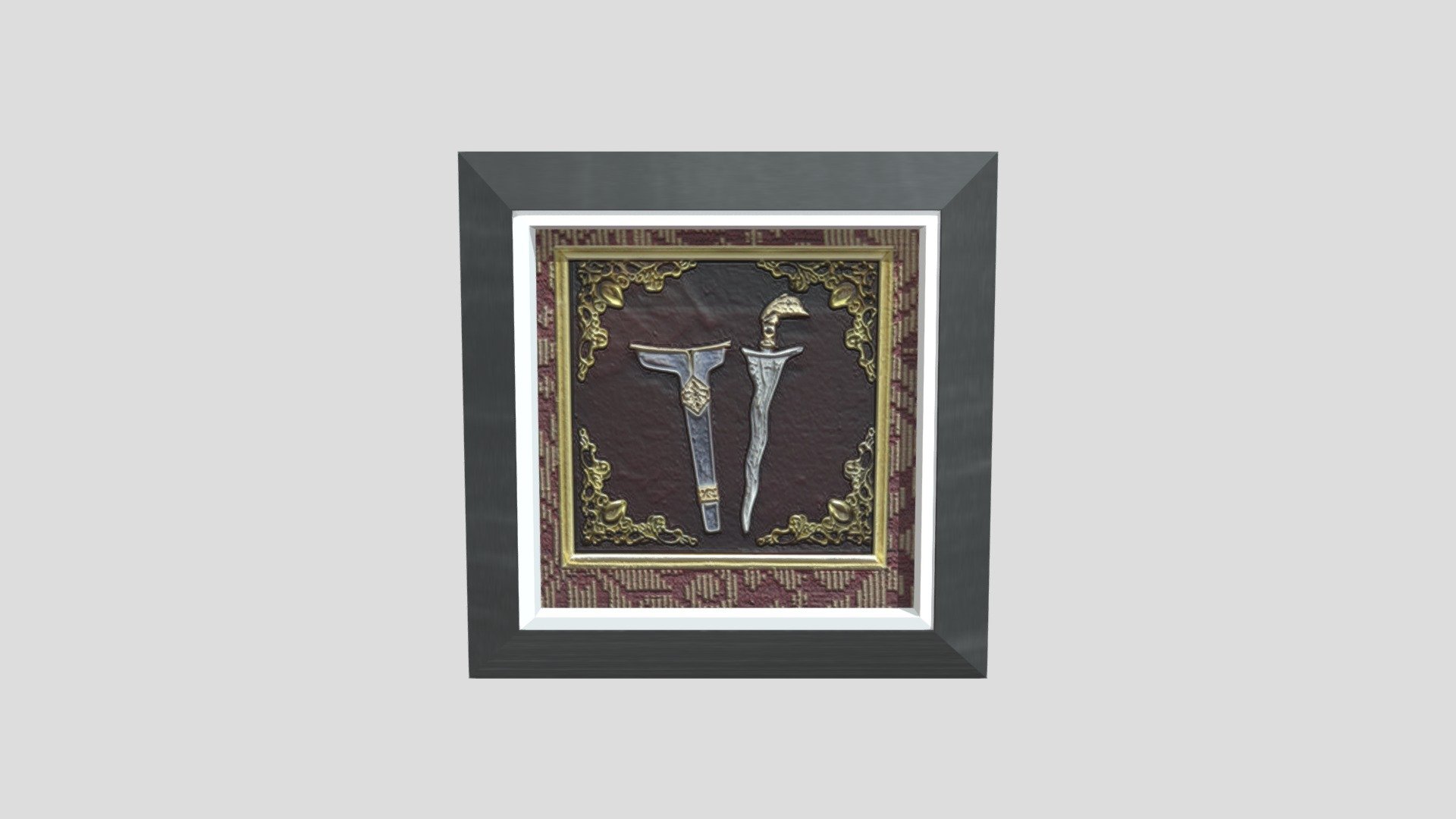 Keris Pewter With Frame - Download Free 3D model by eeelabvisual ...