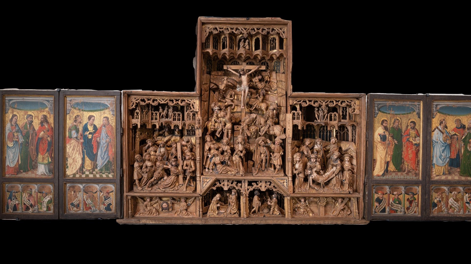 Altarpiece of the Passion & Childhood of Christ - 3D model by Benoît Rogez (@shadows44) [c098c5a ...