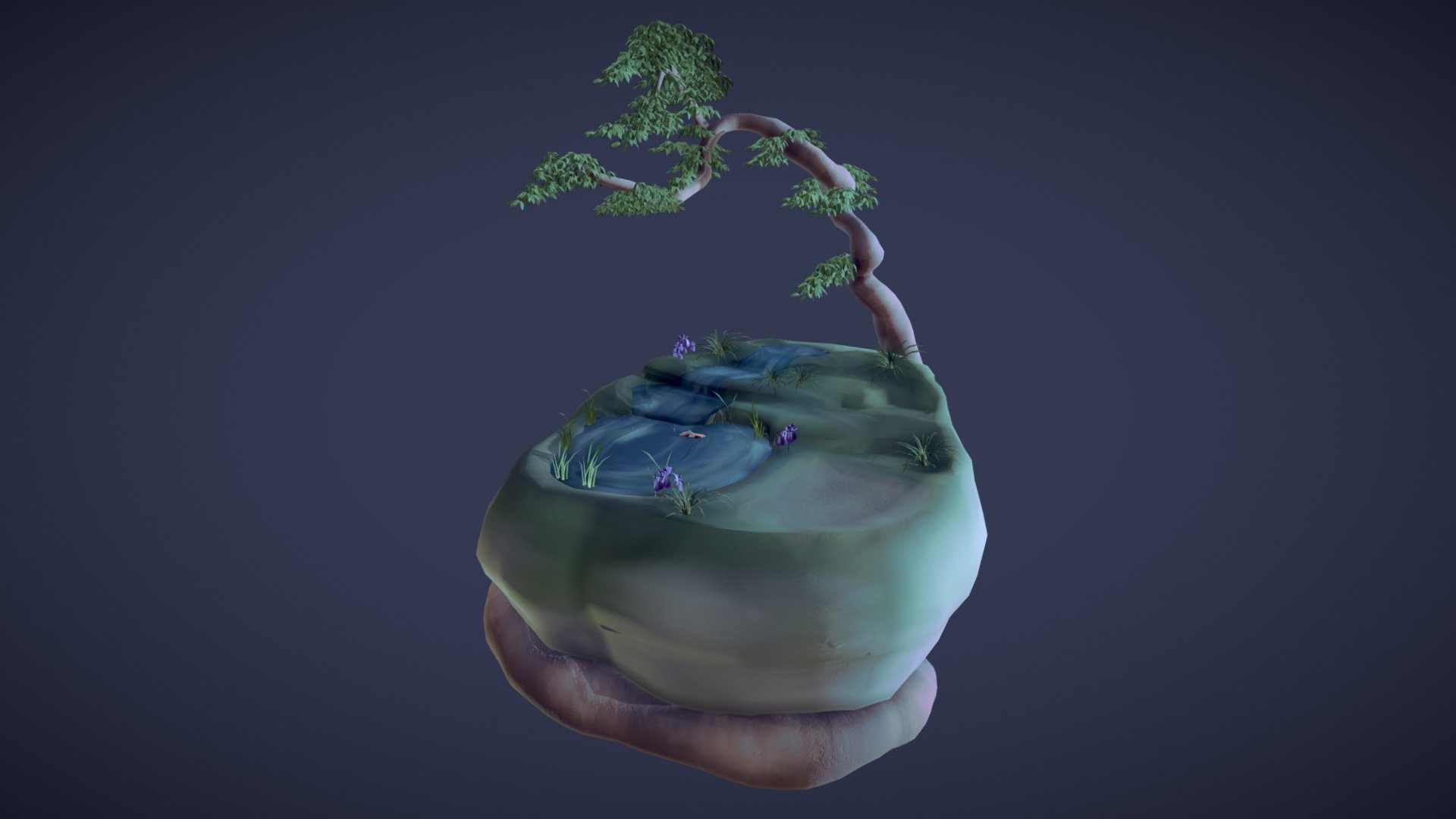 Koi Pond Island - 3D model by Usernametbd (@Ashley_C) [c099864] - Sketchfab