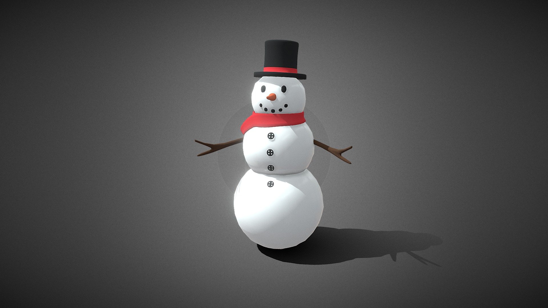 Snowman - Download Free 3D model by Gabriel Gauthier (@Gab629) [c099992] - Sketchfab