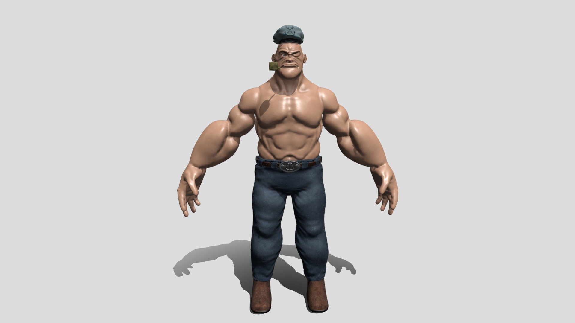 Popeye - Download Free 3D model by annalapatata [c09a05d] - Sketchfab