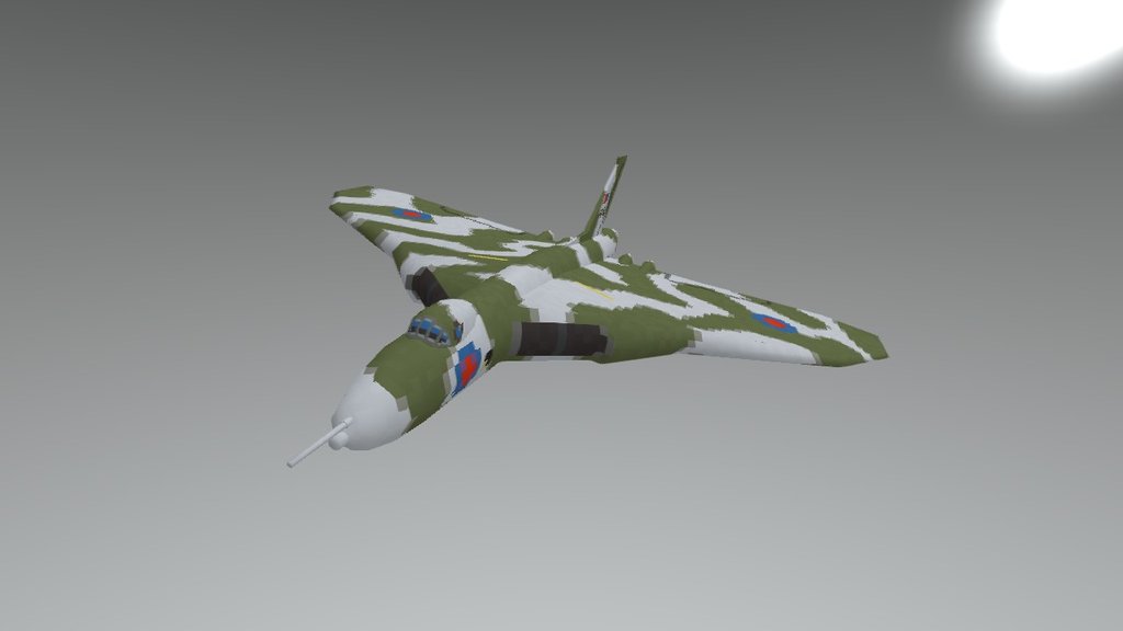 Lowpoly Avro Vulcan - 3D model by allyhathaway [c09d696] - Sketchfab