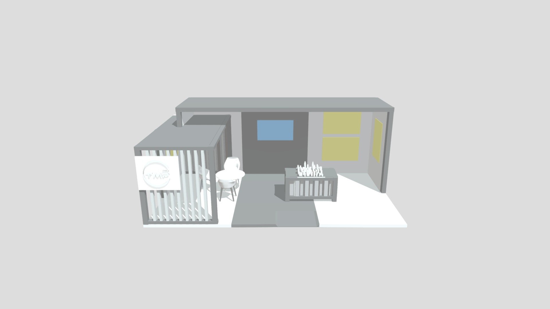 STAND TMP AQUASUR - 3D model by yf.barria [c09dc69] - Sketchfab