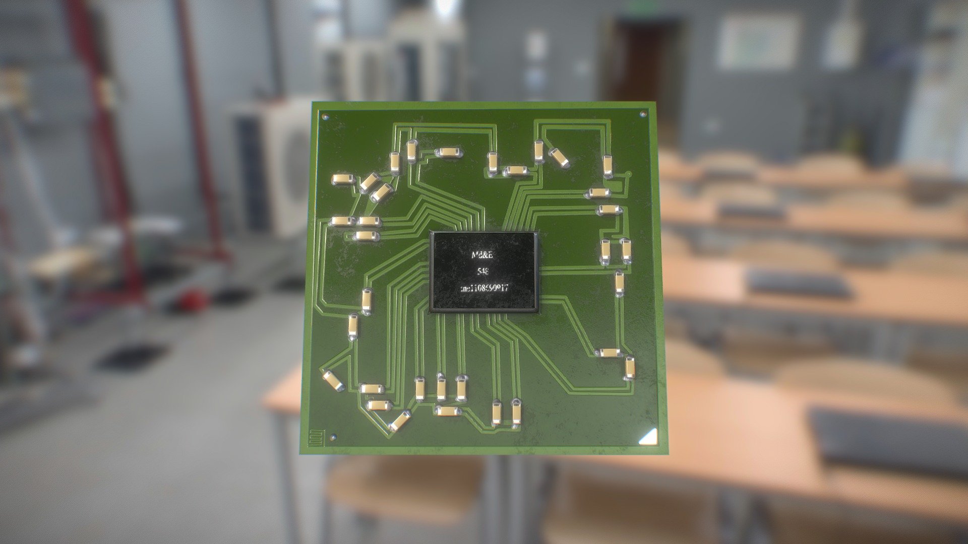 Graphics processor(GPU) - Buy Royalty Free 3D model by Plutonium ...