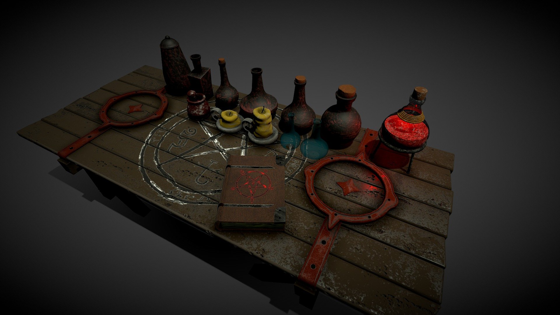 WITCH TABLE - 3D model by d_Bonzo [c0a089f] - Sketchfab