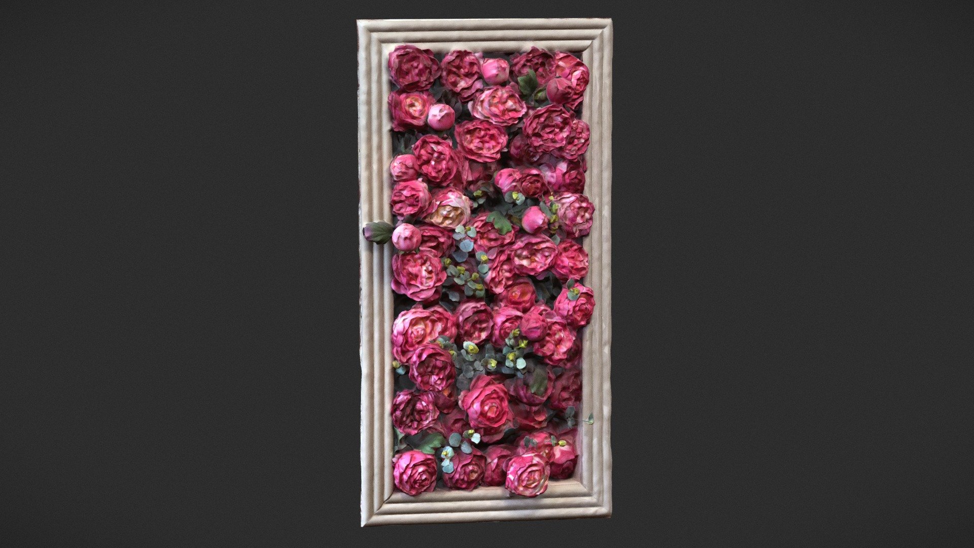 Flower bouquet in picture frame - Download Free 3D model by ladno ...