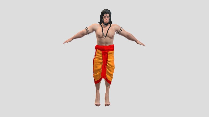 Hanuman 3D models - Sketchfab