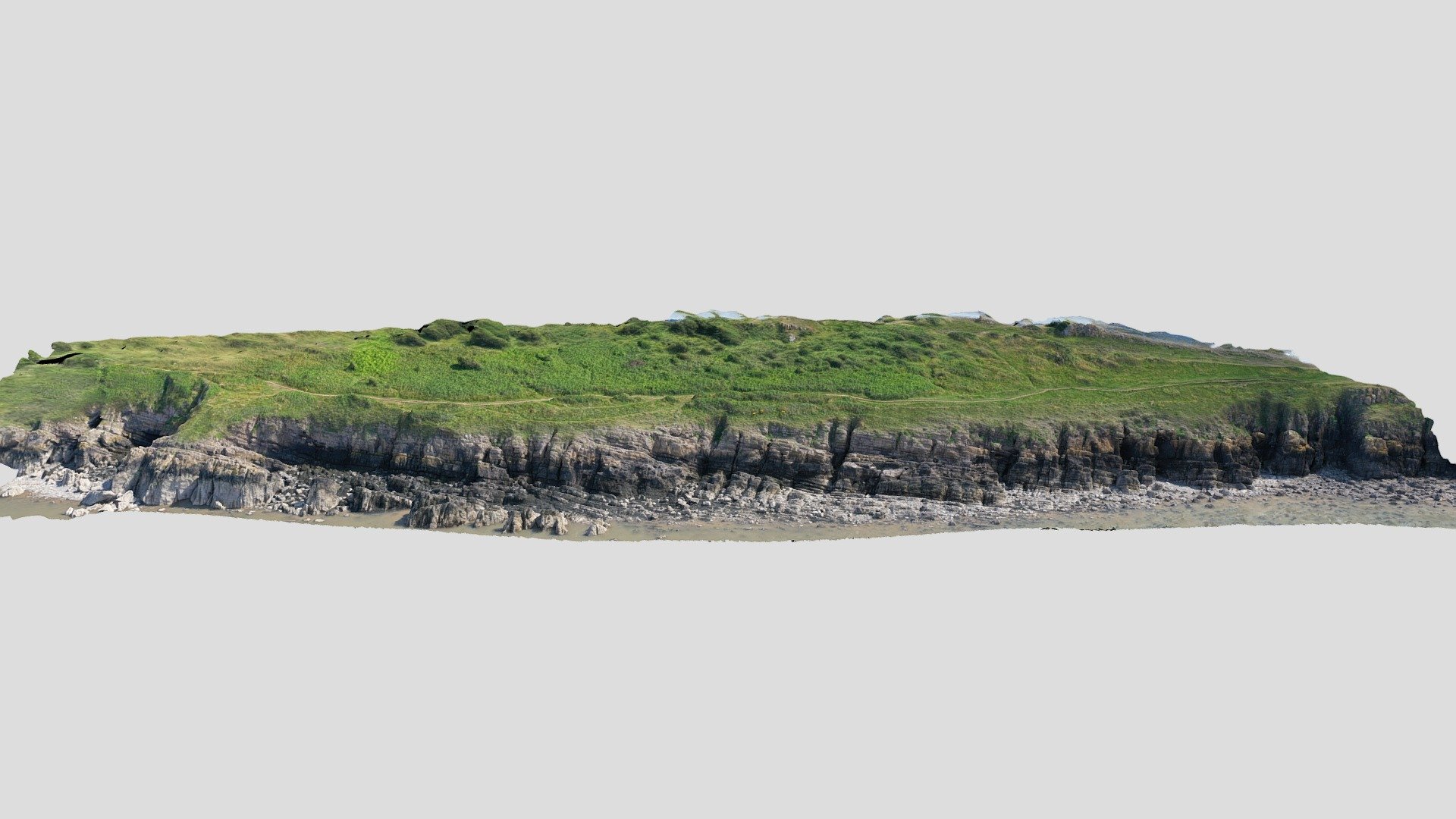 Middle Hope Coastal Path (Bristol) - 3D model by Department of Earth ...