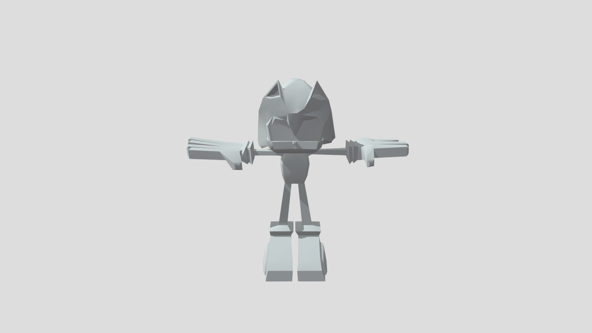 Low Poly Sonic - 3D model by Silvr3D [c0a31ea] - Sketchfab