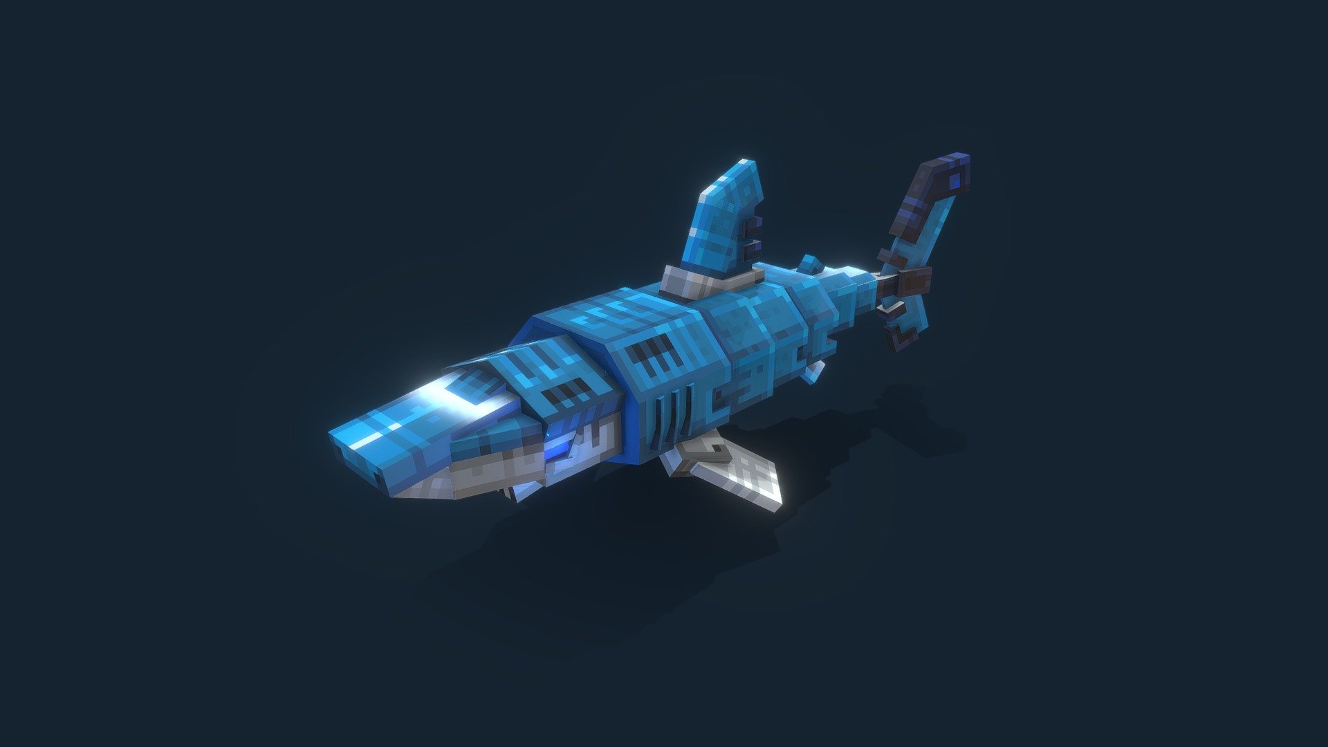 Shark - Mecha - 3D model by Bono (@bonogakure) [c0a458d] - Sketchfab