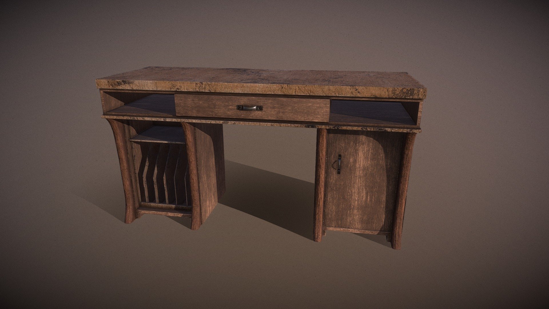 Work Table - Buy Royalty Free 3D model by Helyeouka [c0a4cff ...