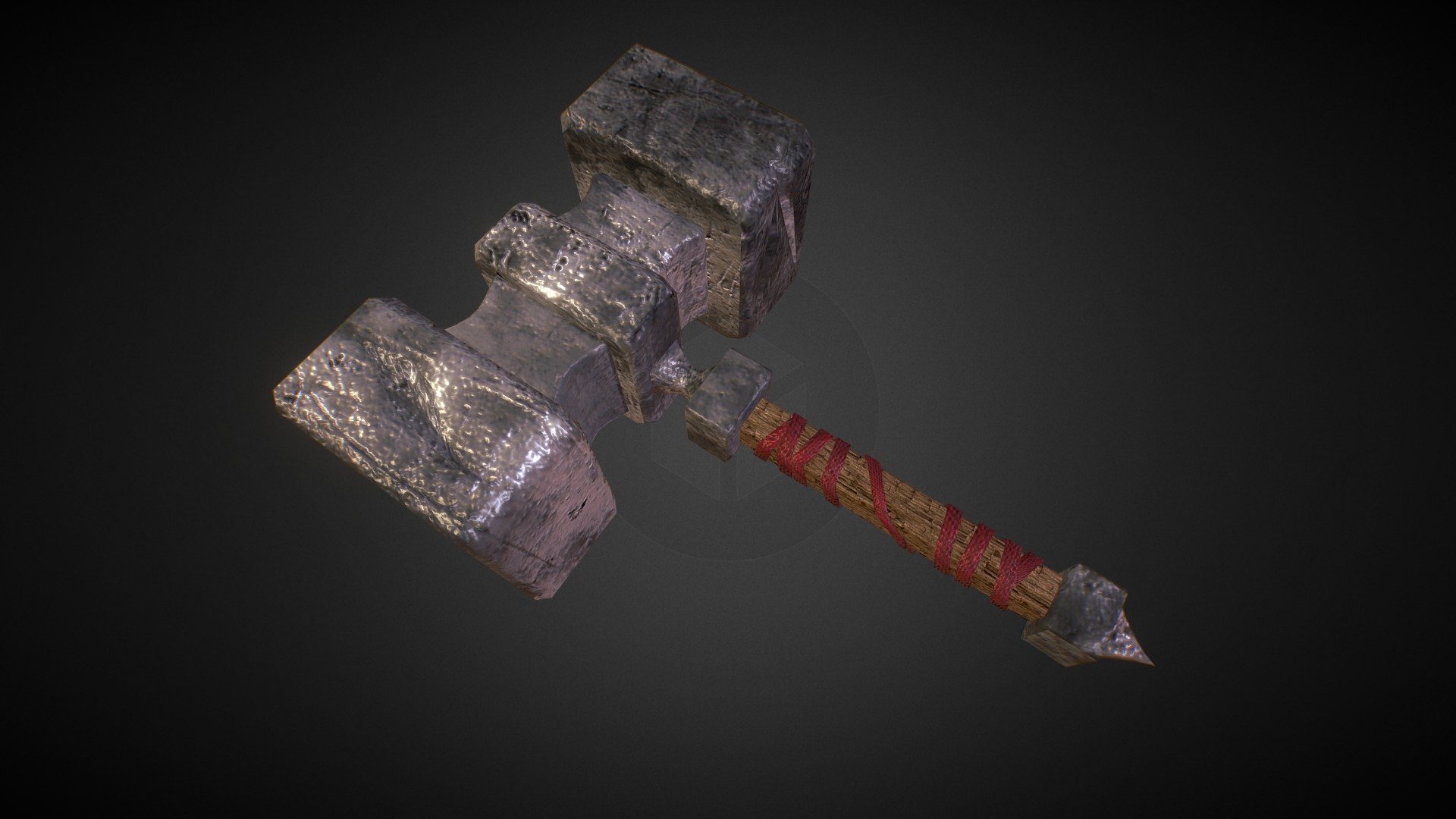 Medieval Weapon - Hammer - 3D model by Mostafa Rashad (@m-m-rashad ...