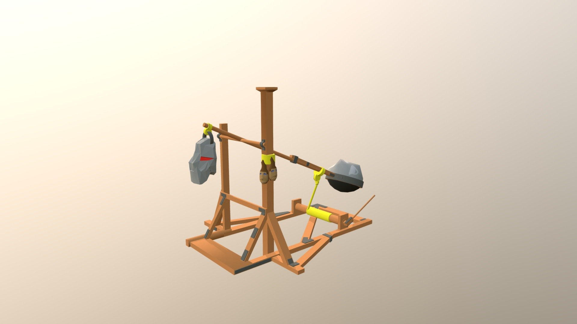 Trebuchet - 3D model by Tujuri [c0a7464] - Sketchfab