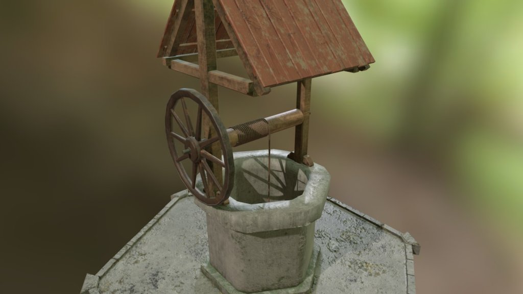 Old well - 3D model by Brundle [c0aa634] - Sketchfab