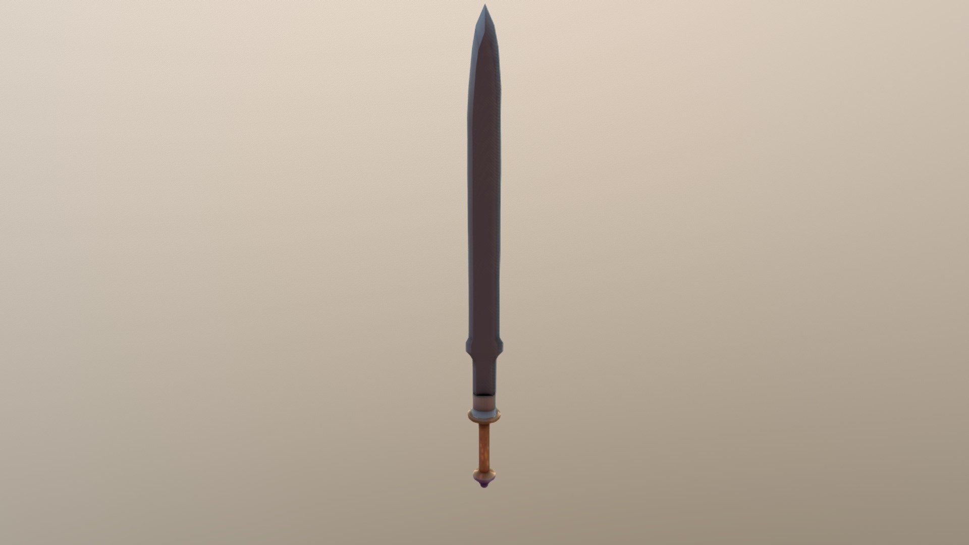 No crossguard sword - Download Free 3D model by eltorrovolador [c0abafc ...