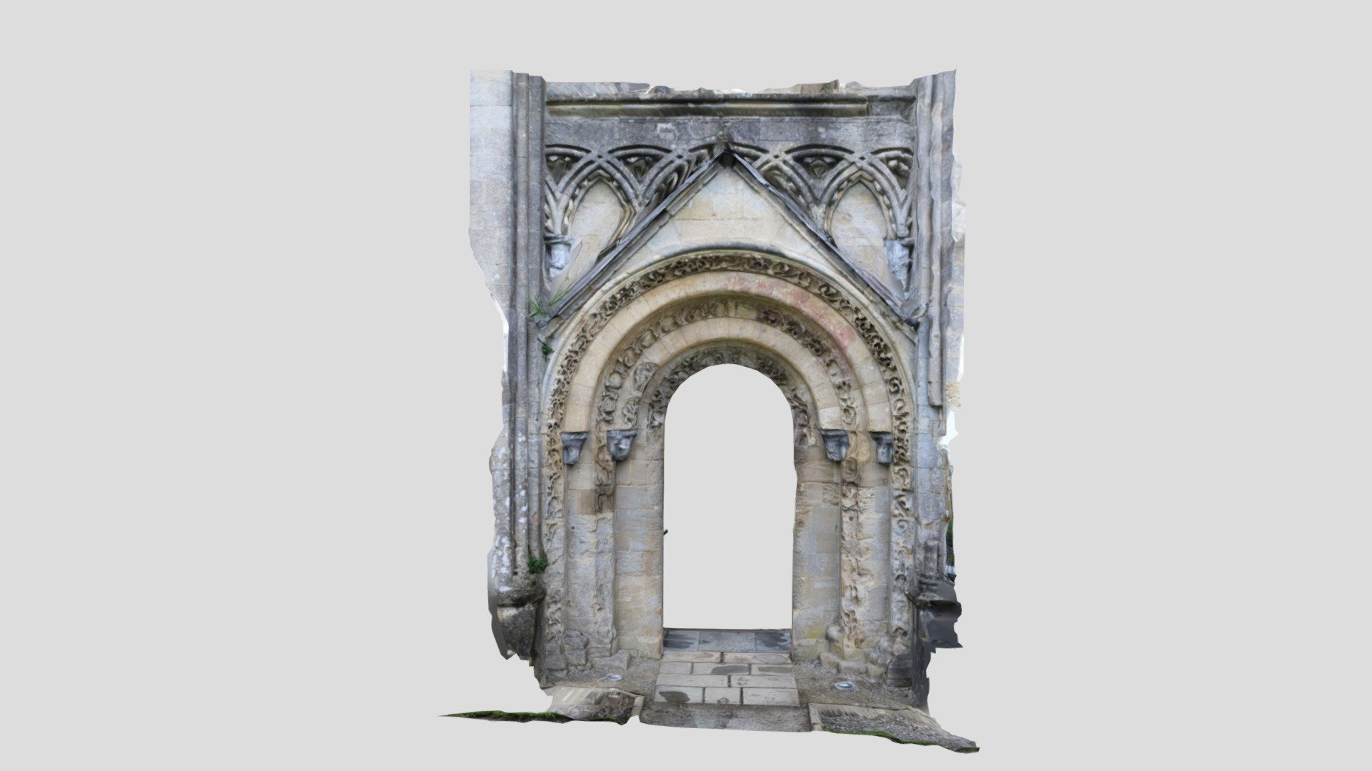 Glastonbury Abbey Lady Chapel South Door - 3D model by davidetheridge ...