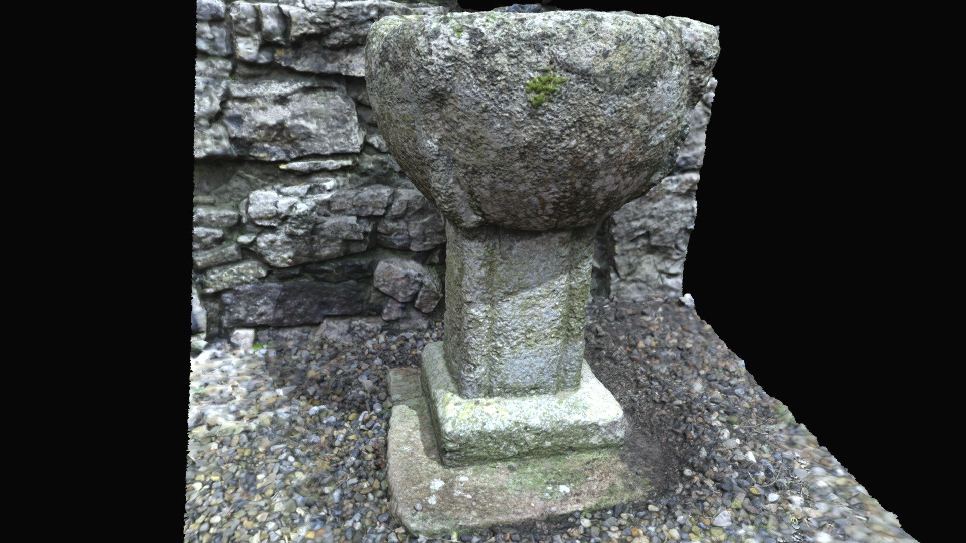Saint Feighin's Church Baptismal Font - Download Free 3D model by ...