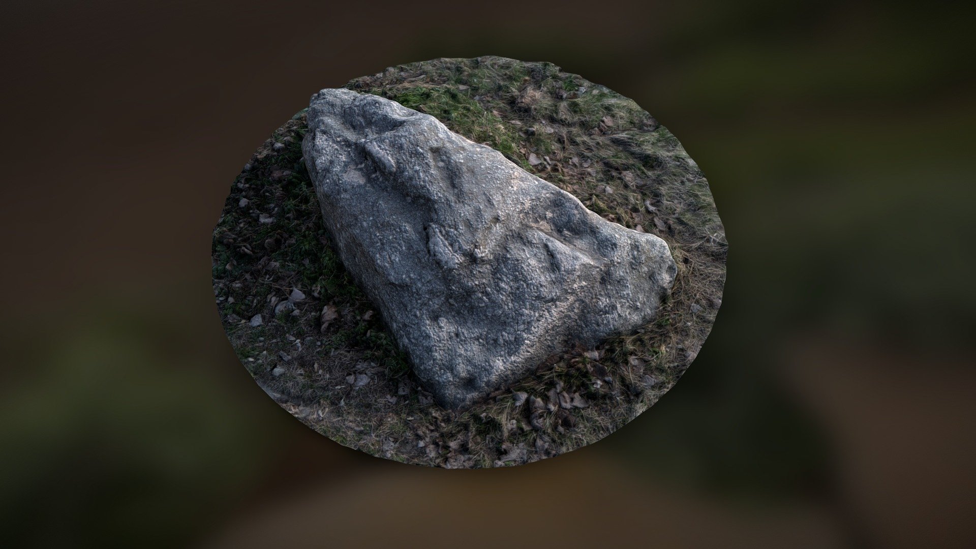 Rock in the square - Download Free 3D model by DBRV [c0aeb8b] - Sketchfab