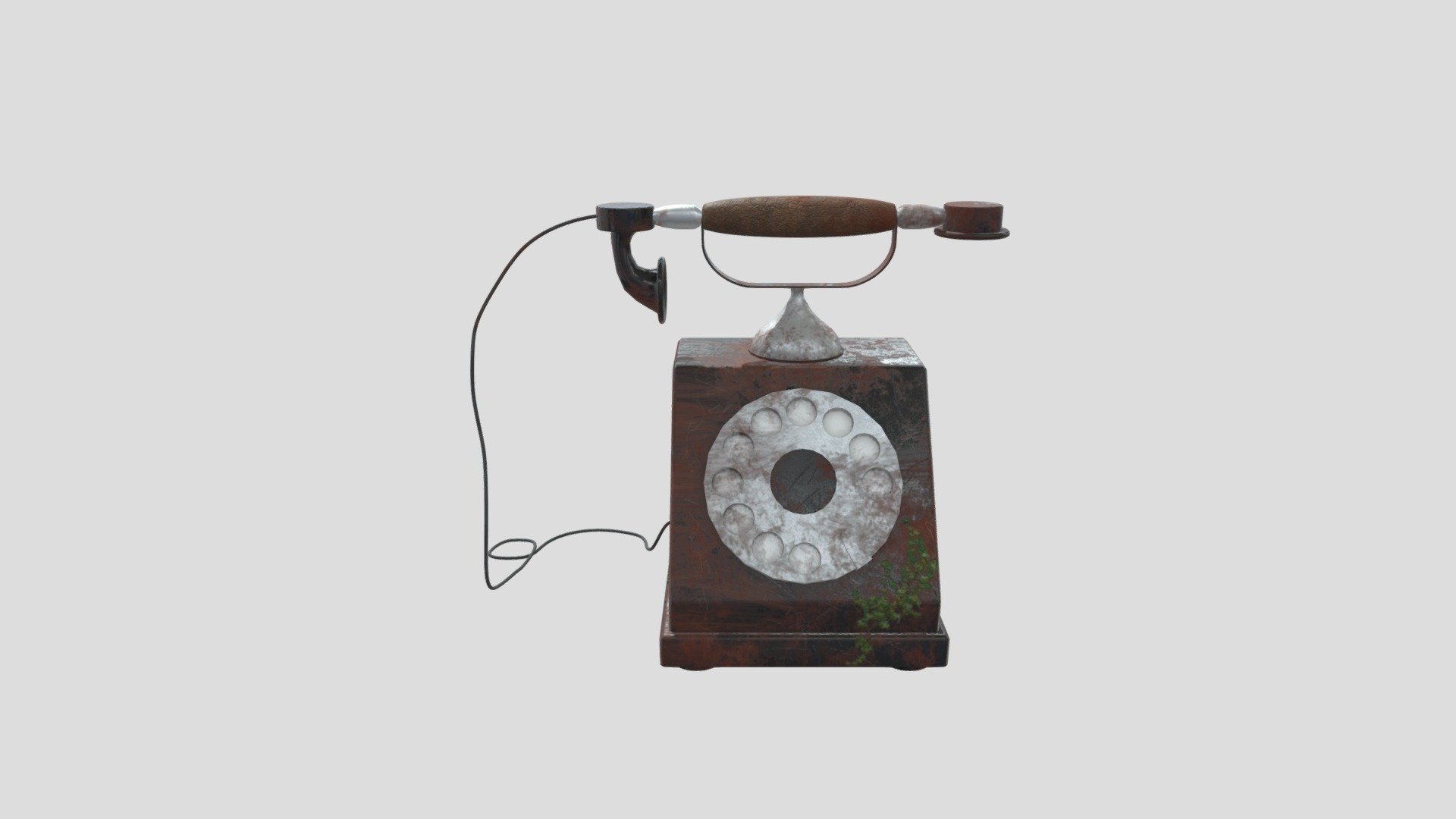Ouderwetse Telefoon - 3D model by BrightonvMeurs [c0af71e] - Sketchfab