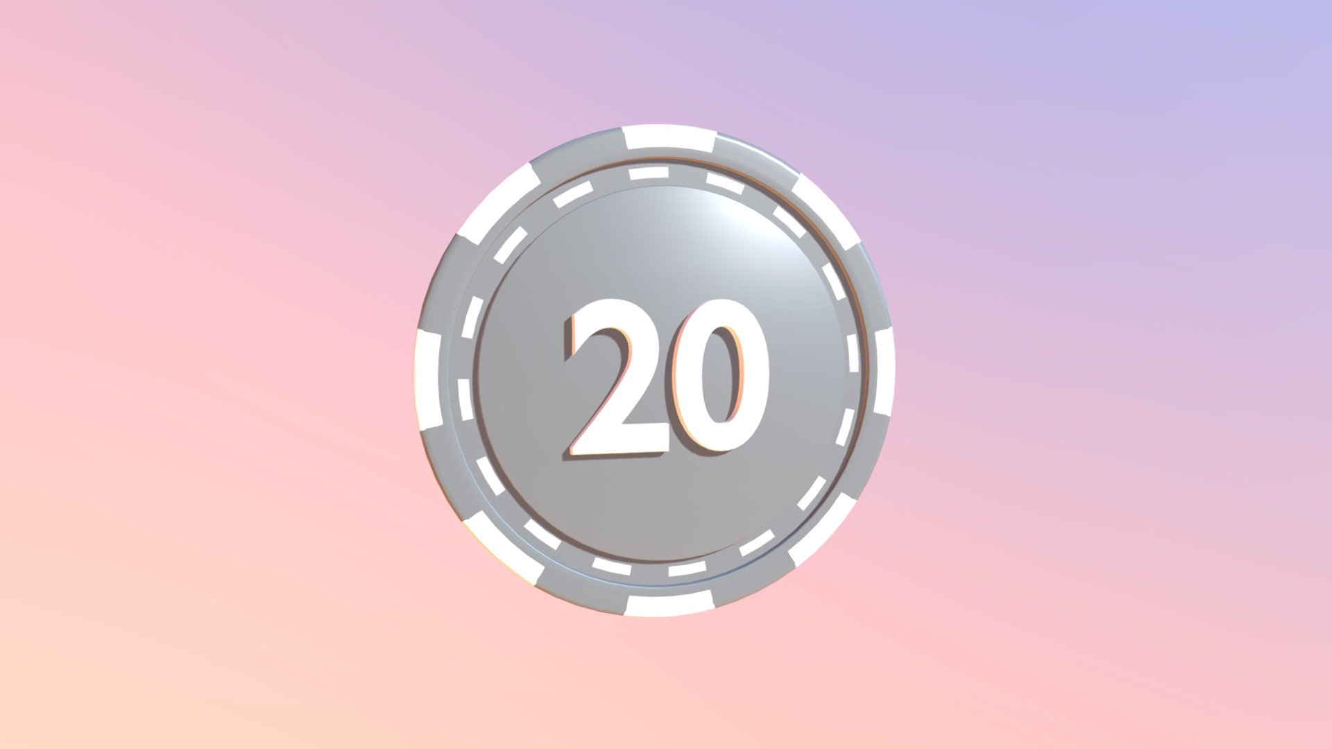 Poker Chip 20$ - Download Free 3D model by matveuk (@anna_bezzu ...