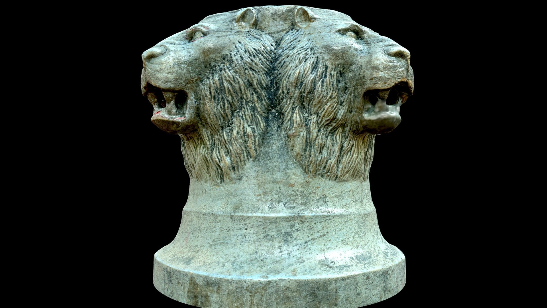 Lions capital w/2 LOD - Nepal Heritage - Buy Royalty Free 3D model by ...